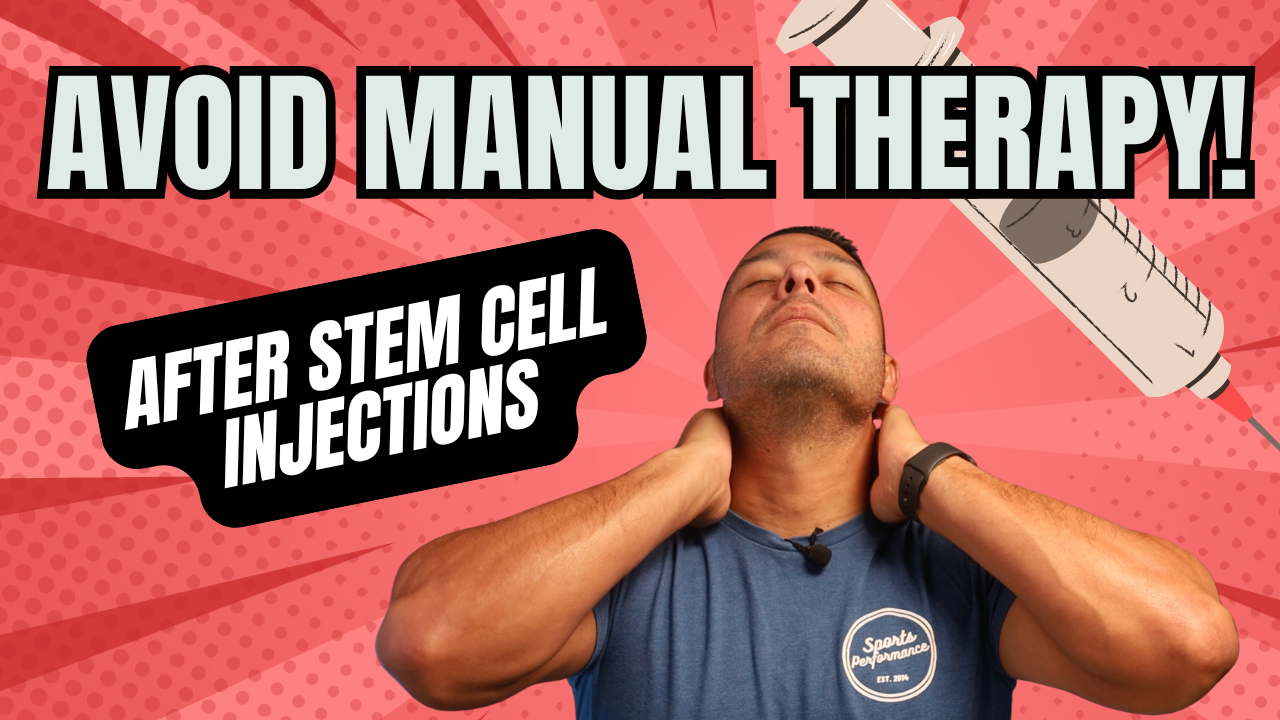 Why You Should Avoid Manual Therapy After Stem Cell Injections Stem